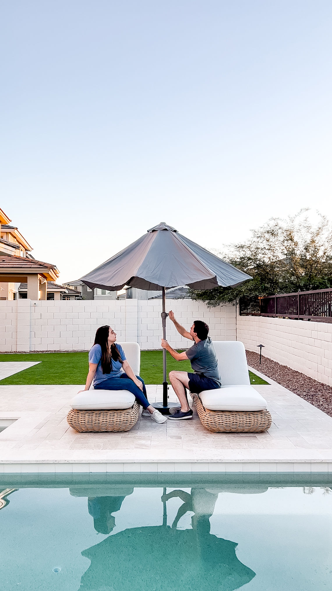 Backyard Renovation and Pool Build Project - Hand Treated Home