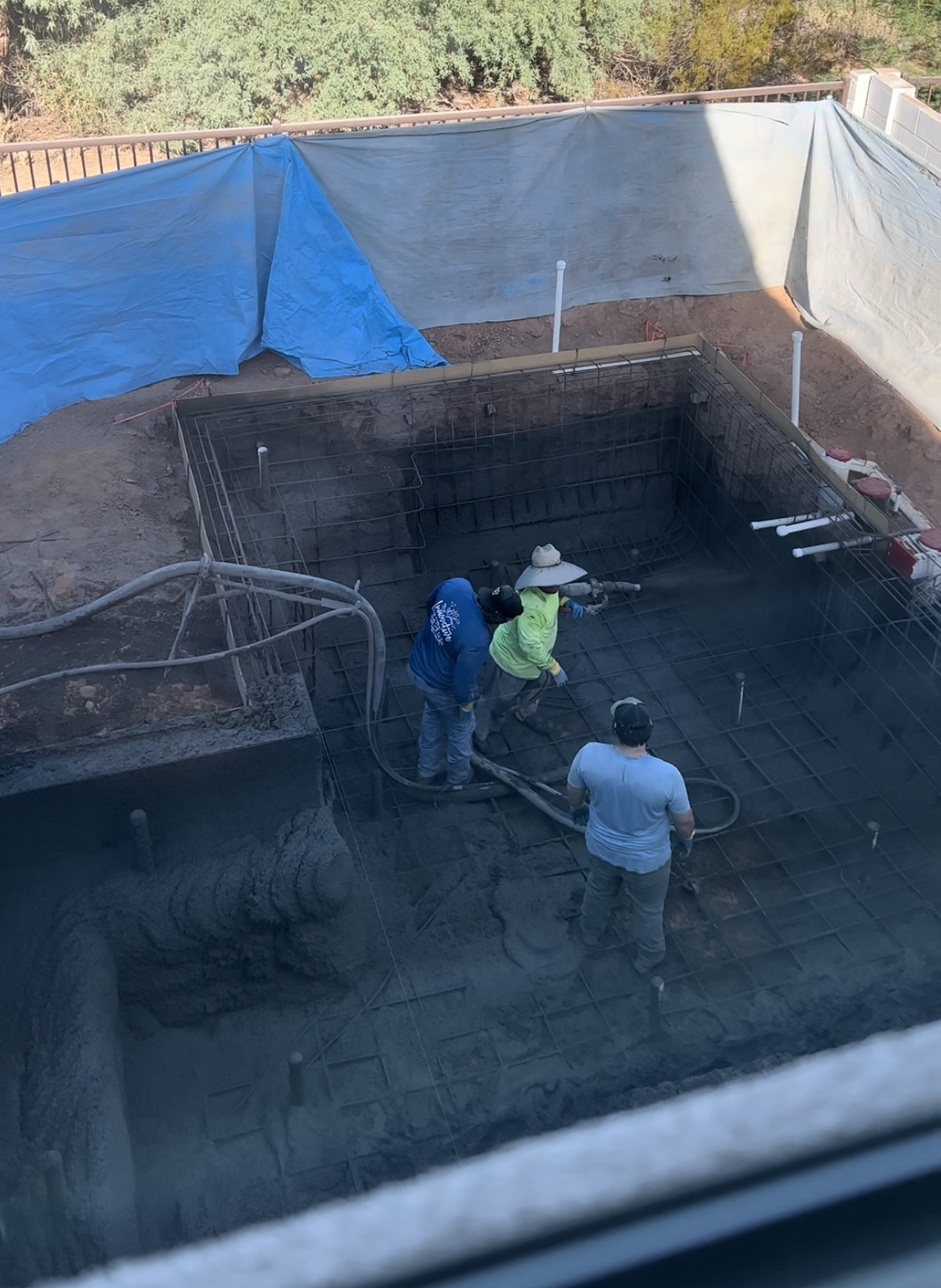 Backyard Renovation and Pool Build Project - Hand Treated Home