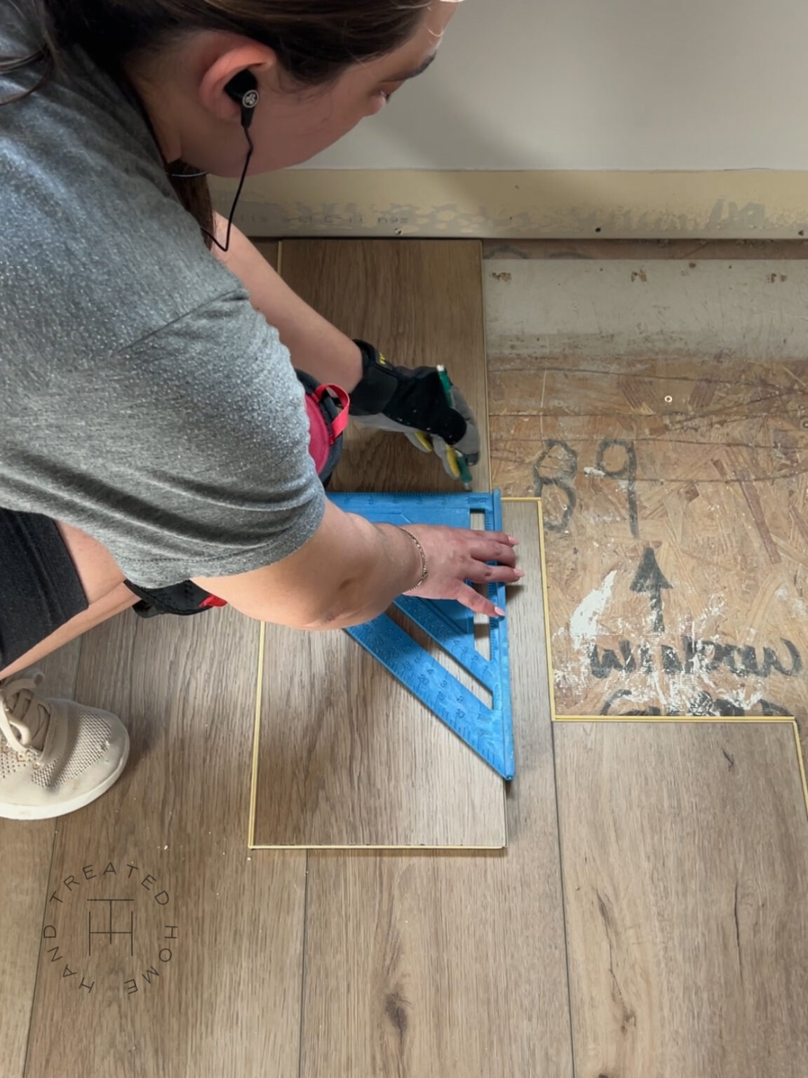 How To Install LVP Flooring Yourself - Hand Treated Home